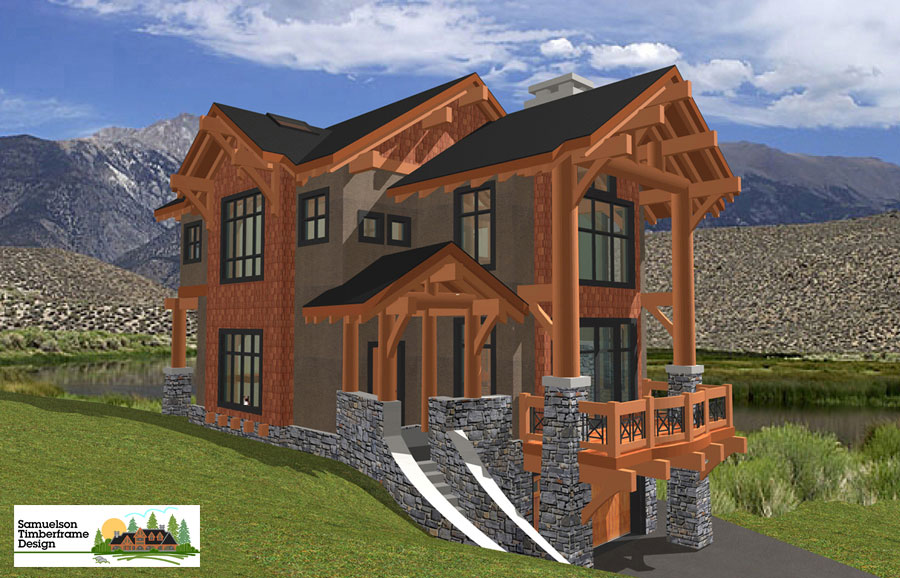 Samuelson Timberframe Design - Swall Meadows, California