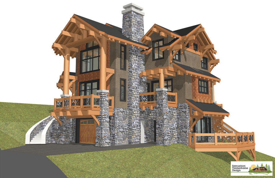 Samuelson Timberframe Design - Swall Meadows, California